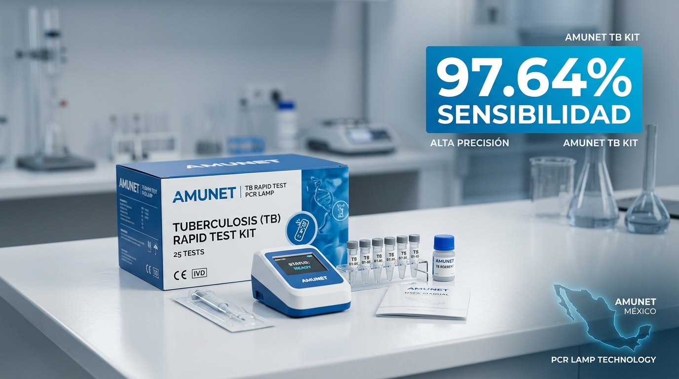 Kit Tuberculosis Laboratorio: Prueba vs PCR | AMUNET